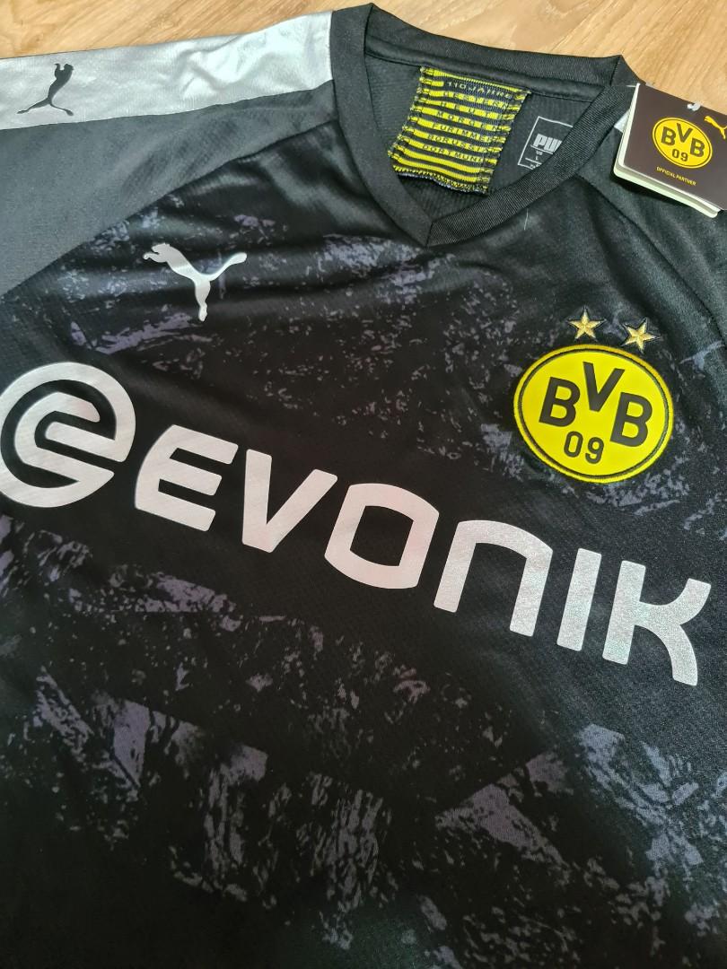 BVB Black Away Kit, Men's Fashion, Tops & Sets, Tshirts & Polo Shirts ...
