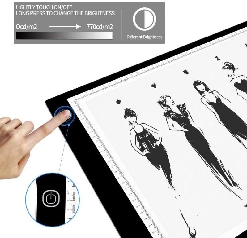 [C7122] SAMTIAN A3 LED Light Box Ultra-Thin Portable Drawing Board LED ...