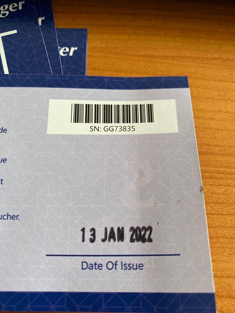 Challenger vouchers x 4, Tickets & Vouchers, Vouchers on Carousell