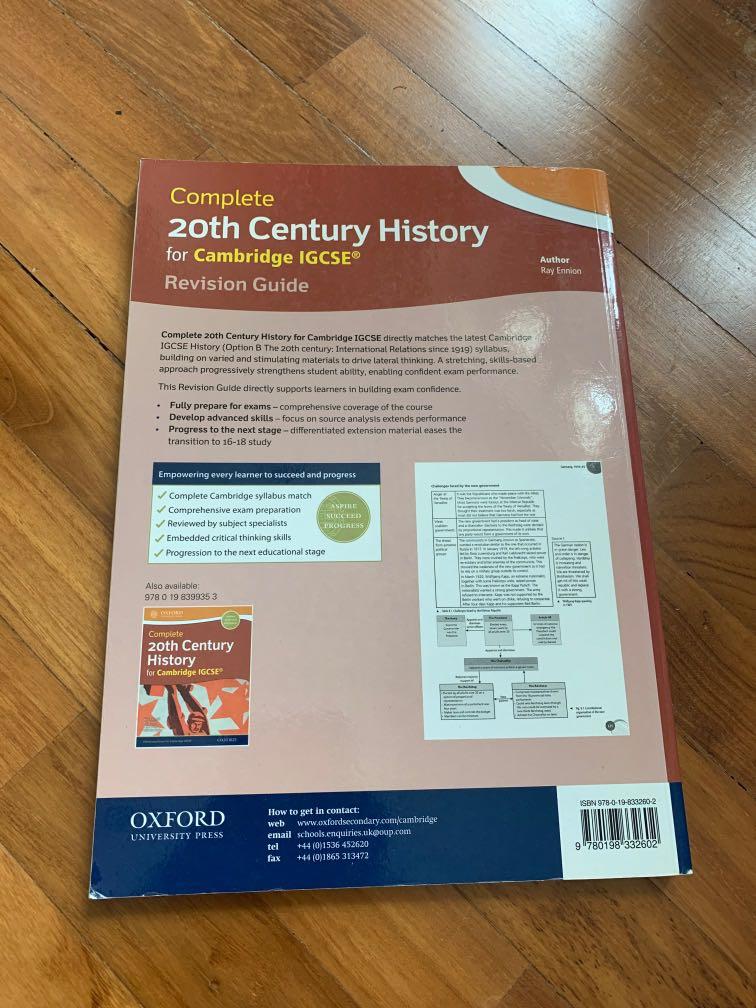 Complete 20th century history for Cambridge Igcse revision guide ...