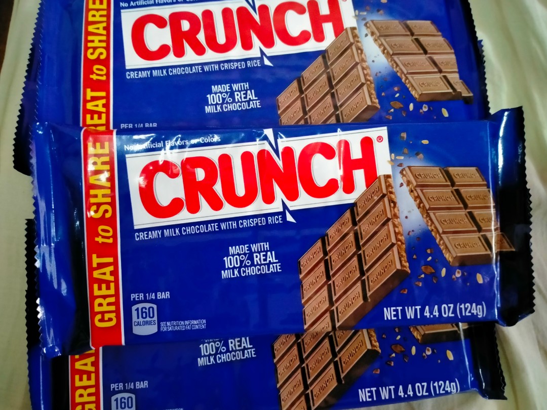 Crunch Chocolates 124g giant bar, Food & Drinks, Other Food & Drinks on ...
