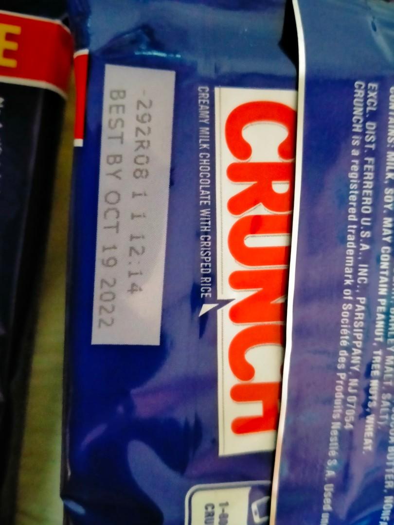 Crunch Chocolates 124g giant bar, Food & Drinks, Other Food & Drinks on ...