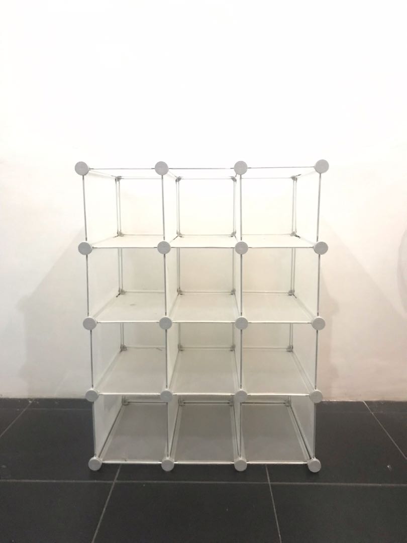 Cube Interlocking Storage Organizer, Furniture & Home Living, Home ...