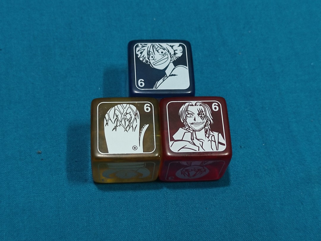 Dice Blocks - One Piece Game Merch, Hobbies & Toys, Toys & Games on ...