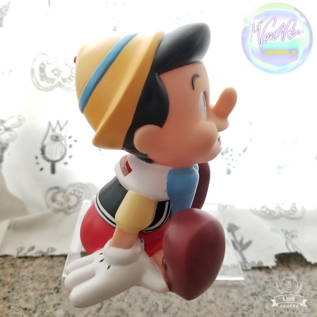 Disney 日版 SCP 90年代 Pinocchio 小木偶 公仔 造型 貯錢箱 錢罌, 興趣及遊戲, 玩具 & 遊戲類 - Carousell