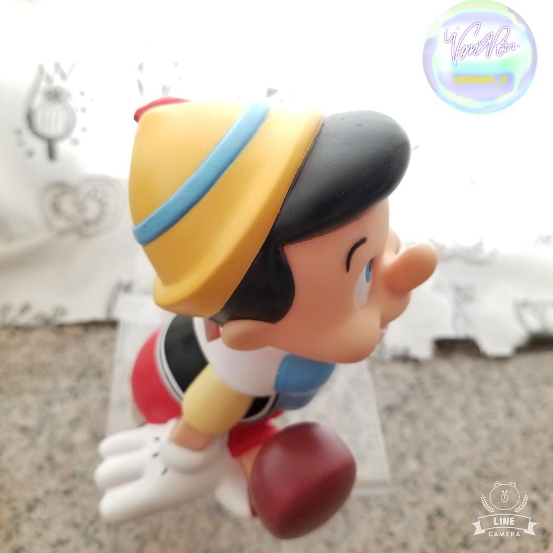 Disney 日版 SCP 90年代 Pinocchio 小木偶 公仔 造型 貯錢箱 錢罌, 興趣及遊戲, 玩具 & 遊戲類 - Carousell