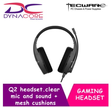 DYNACORE - Tecware Q2 headset. clear mic and sound + mesh cushions ...