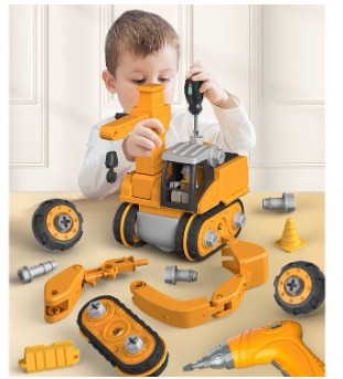Engineer Role Play Pretend Play Toy 4 in 1 Transforming Construction ...
