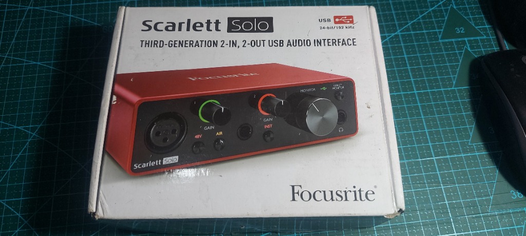 Focusrite Scarlett Solo 3rd Gen, Audio, Soundbars, Speakers ...