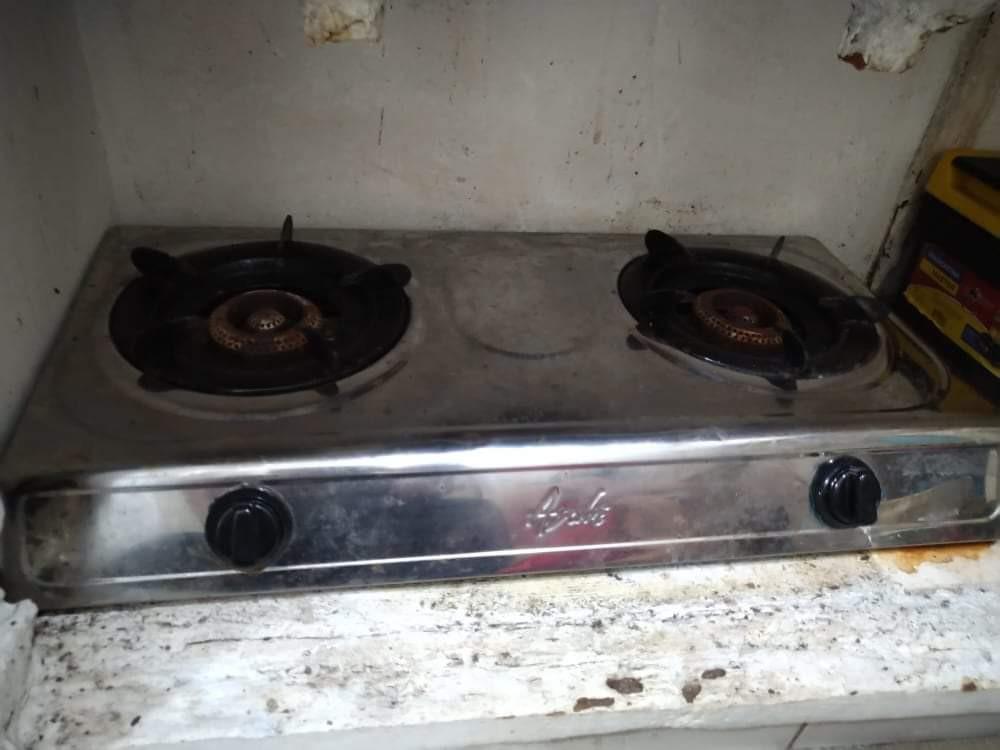 Gasul with regulator and Double Burner, TV & Home Appliances, Kitchen ...