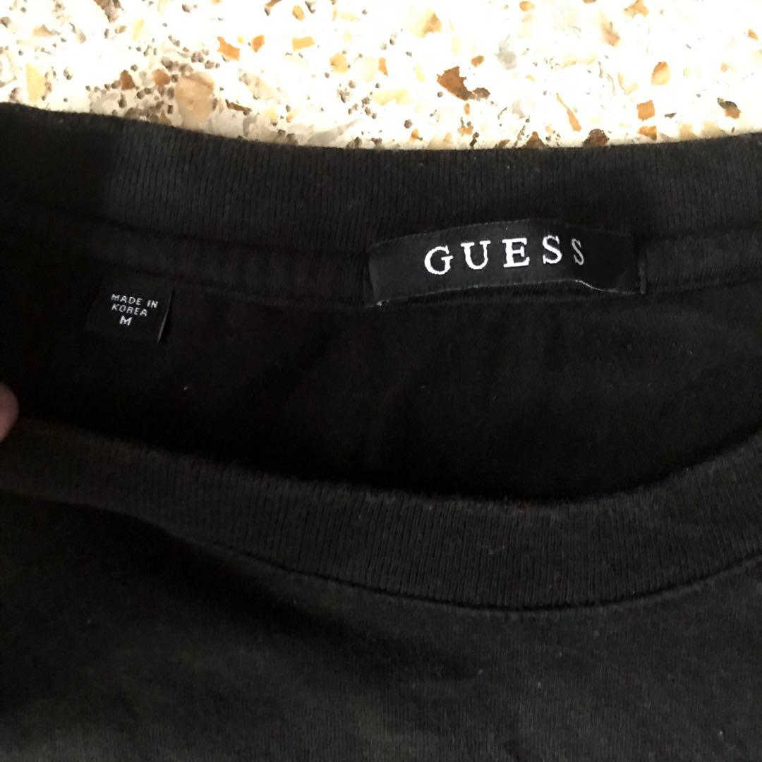 Guess Los Angeles Logo T shirt, Men's Fashion, Tops & Sets, Tshirts ...