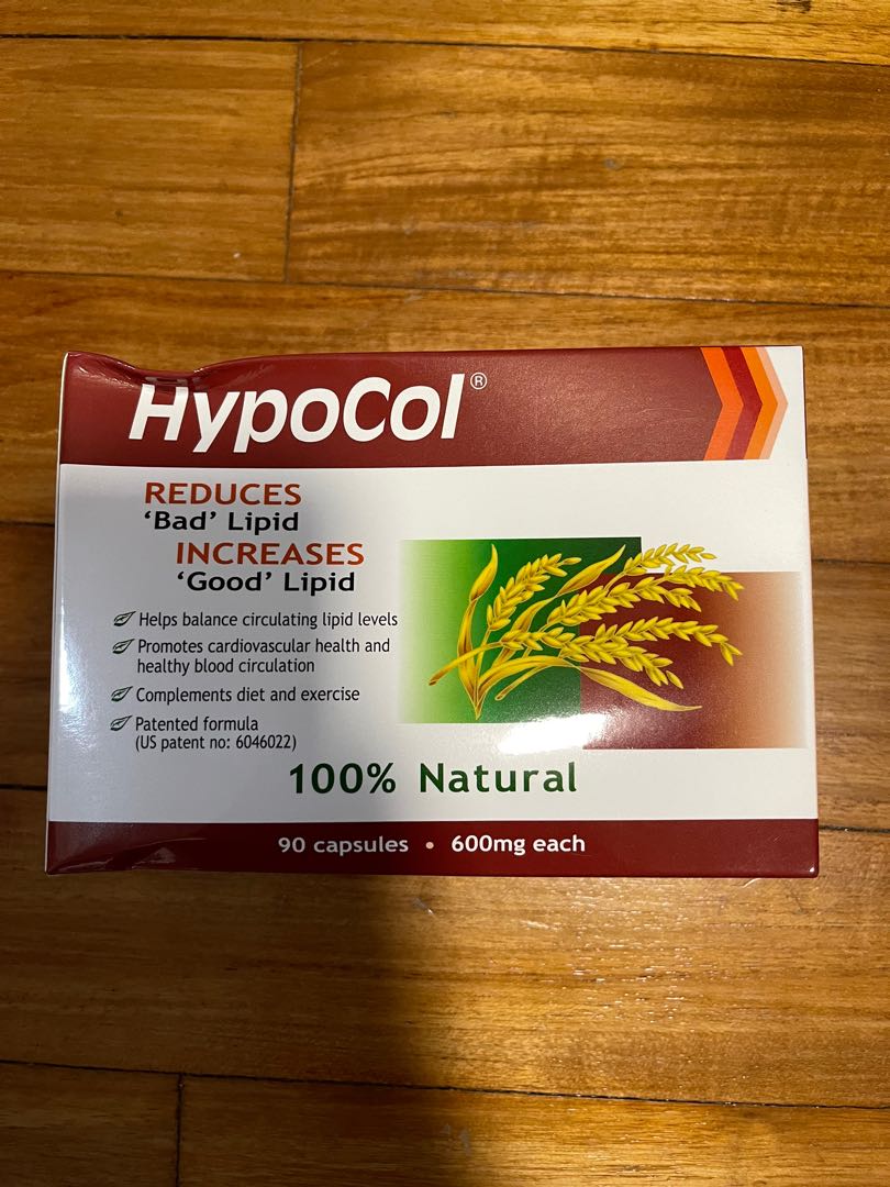 HypoCol (90 capsules), Health & Nutrition, Health Supplements, Vitamins ...