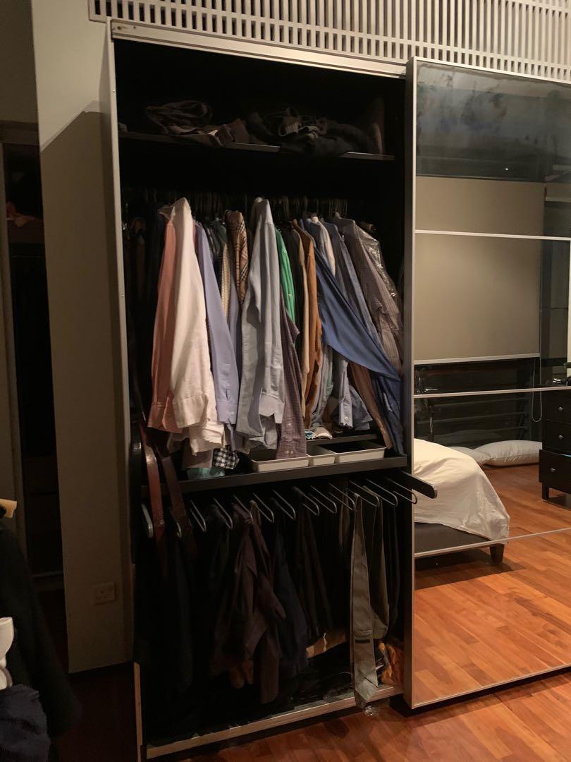 Custom built IKEA PAX KOMPL 3 UNIT Wardrobe (see description ...