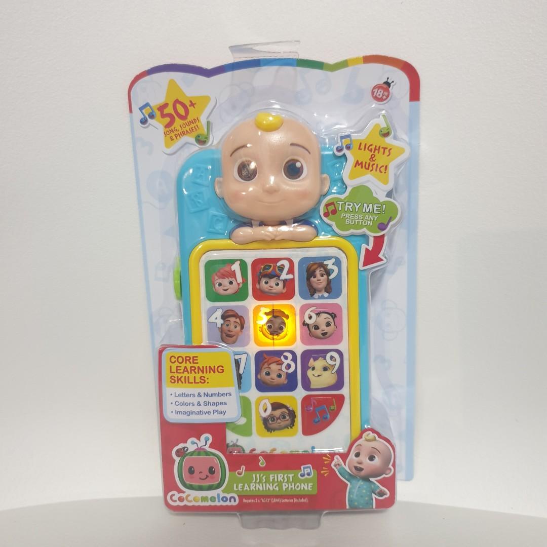 JJ'S FIRST LEARNING PHONE Cocomelon Lights and Music Play Phone ...