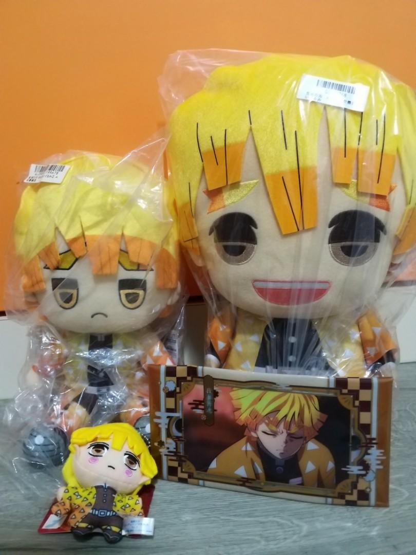 KNY Zenitsu Plush set + BSD Chuuya kuji set, Hobbies & Toys, Toys ...