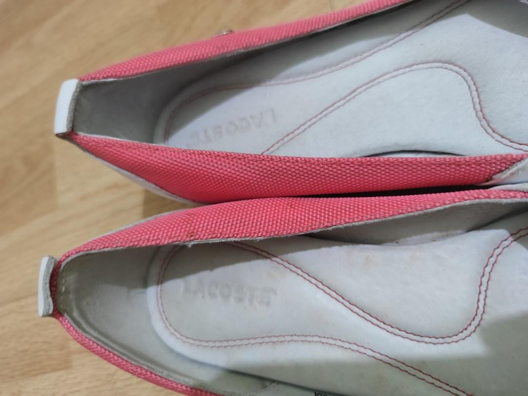 Lacoste Charm 2, Women's Fashion, Footwear, Flats & Sandals on Carousell