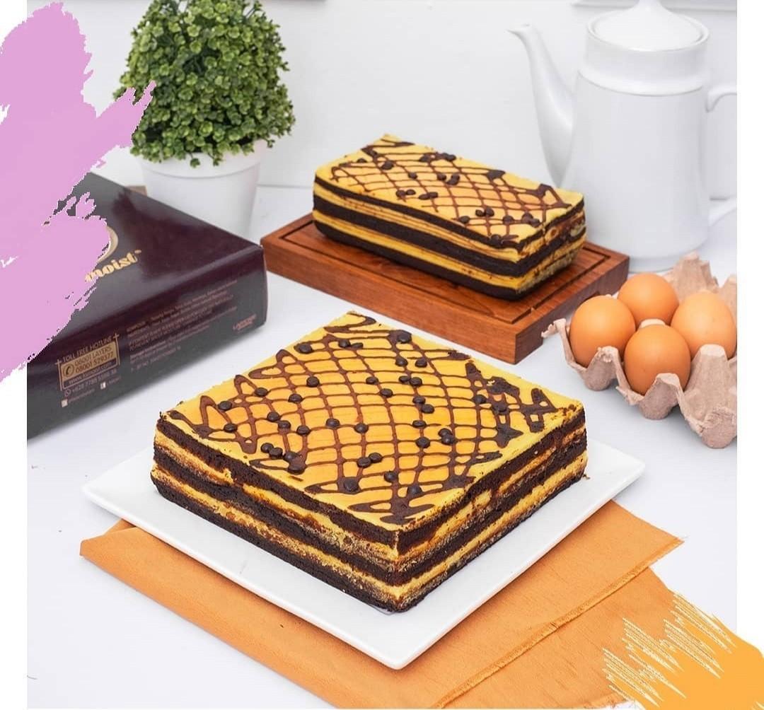 Lamoist Layers Kueh Lapis And Bika Ambon, Food & Drinks, Homemade Bakes ...