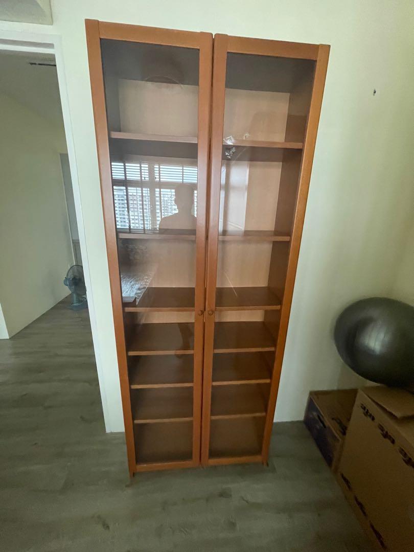 LAST CALL - Shelf with glass display panels, Furniture & Home Living ...