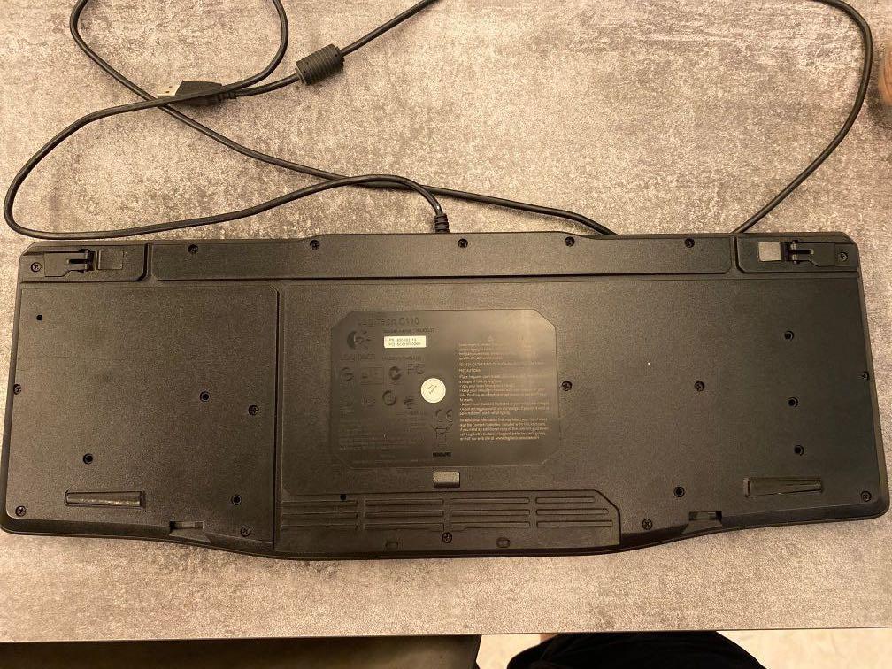 Logitech G110 Gaming Keyboard Computers And Tech Parts And Accessories Computer Keyboard On Carousell