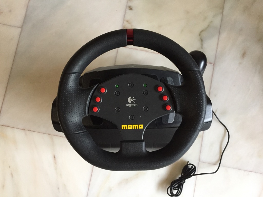 Logitech MOMO Racing Wheel, Video Gaming, Gaming Accessories ...