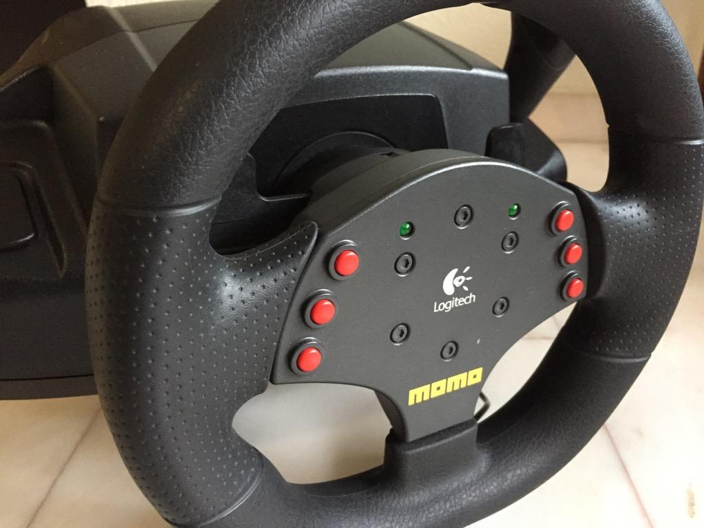 Logitech MOMO Racing Wheel, Video Gaming, Gaming Accessories ...