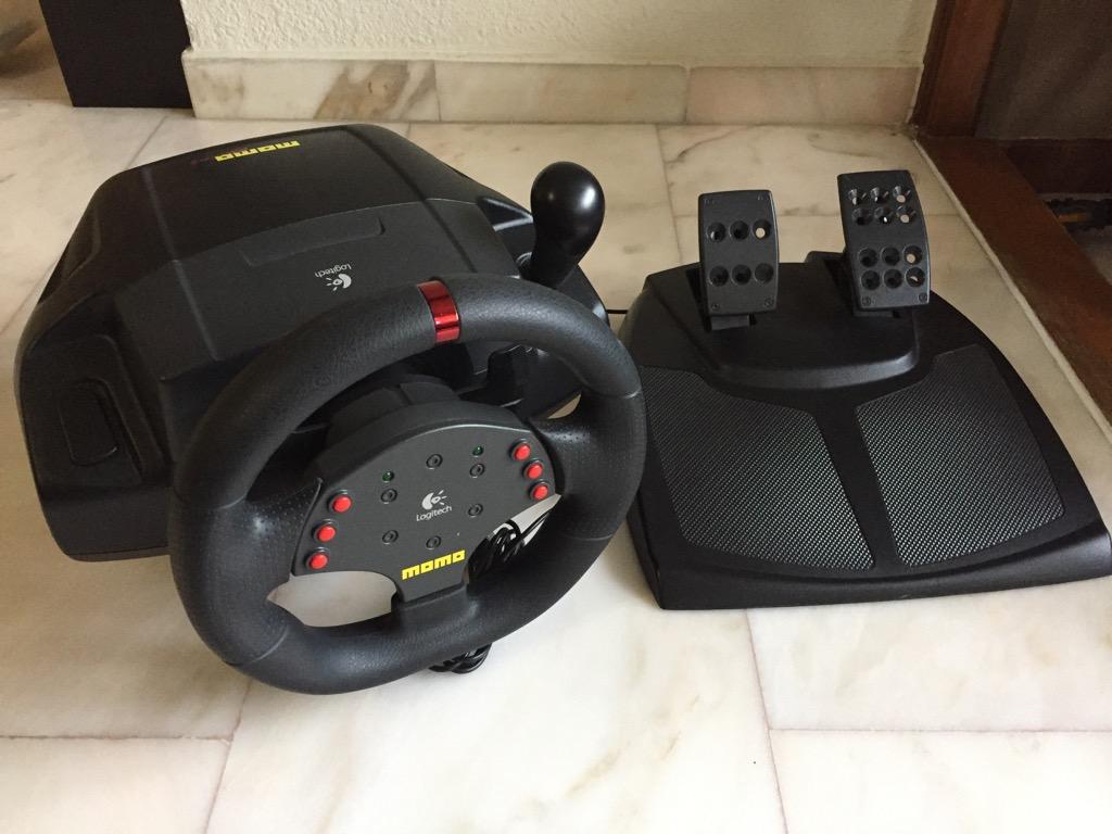 Logitech MOMO Racing Wheel, Video Gaming, Gaming Accessories ...