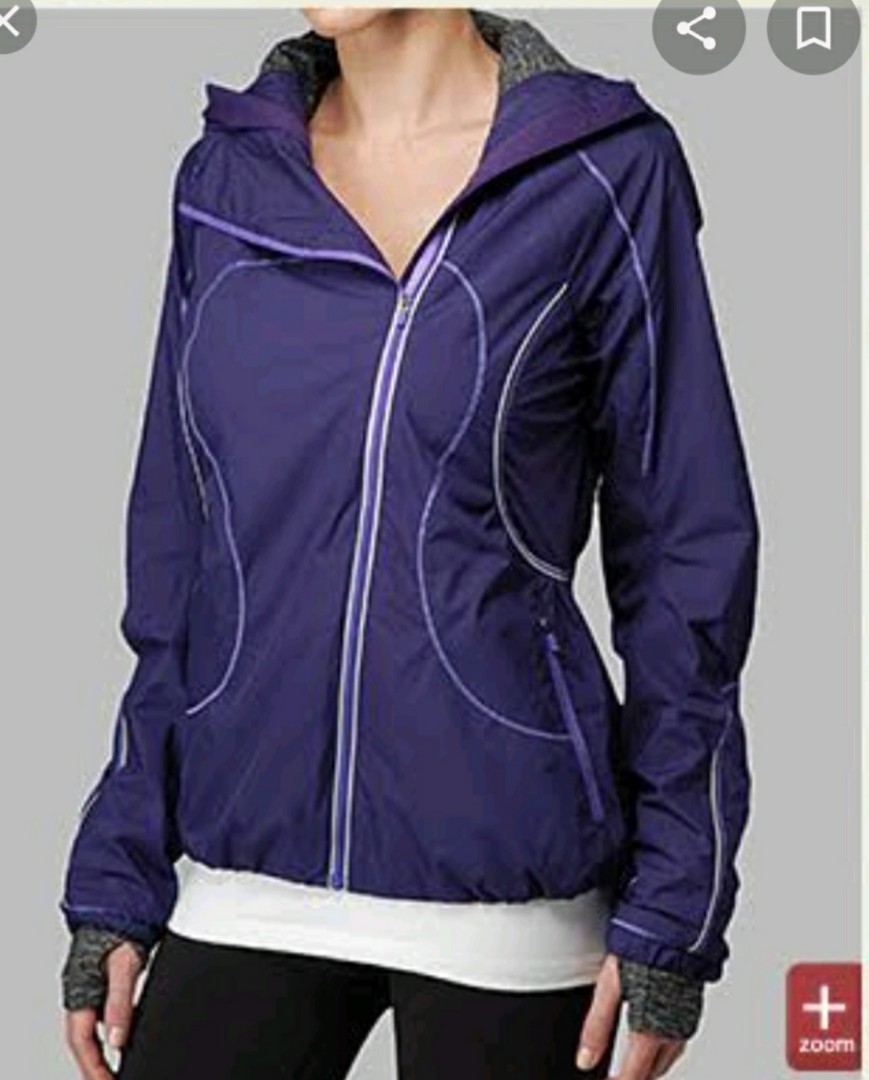 LULULEMON RUN INSPIRE JACKET IN LOLO PURPLE SZ 8, Women's Fashion ...