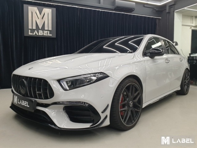 Mercedes A45S Full Wrap in Ultra Gloss Stone Grey, Car Accessories ...