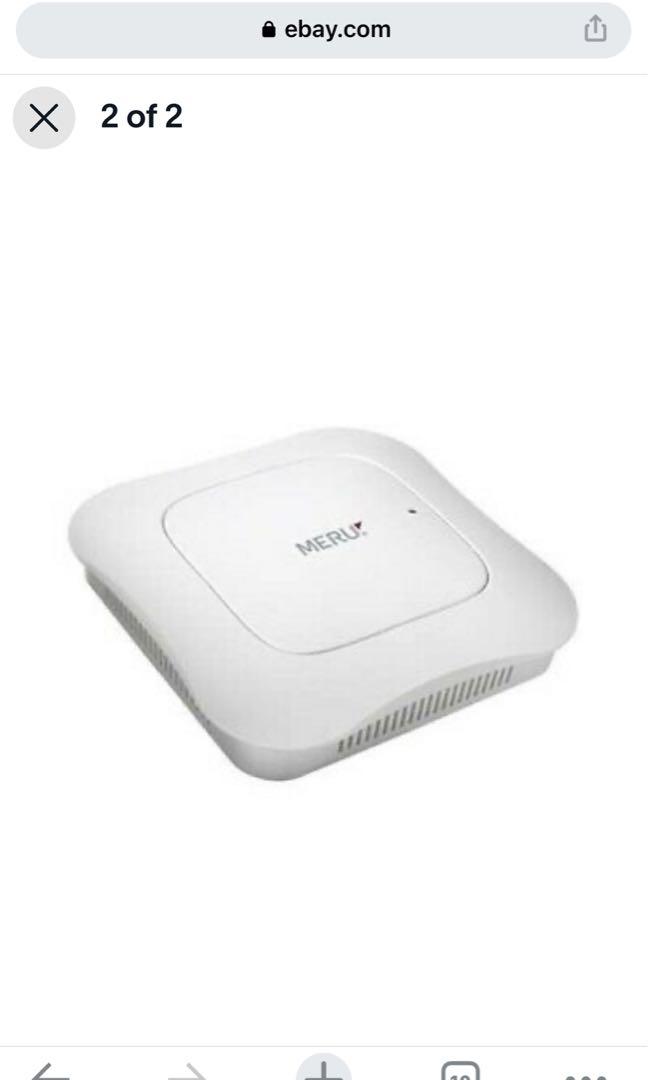 Meru Networks AP832i Dual Radio Access Point w/ T-Bar Adapter/Wall ...