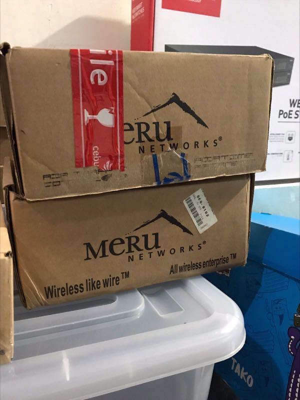 Meru Networks AP832i Dual Radio Access Point w/ T-Bar Adapter/Wall ...