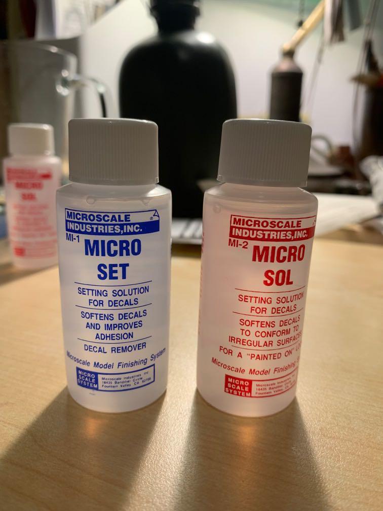 Micro Set and Micro Sol bottles, Hobbies & Toys, Memorabilia ...
