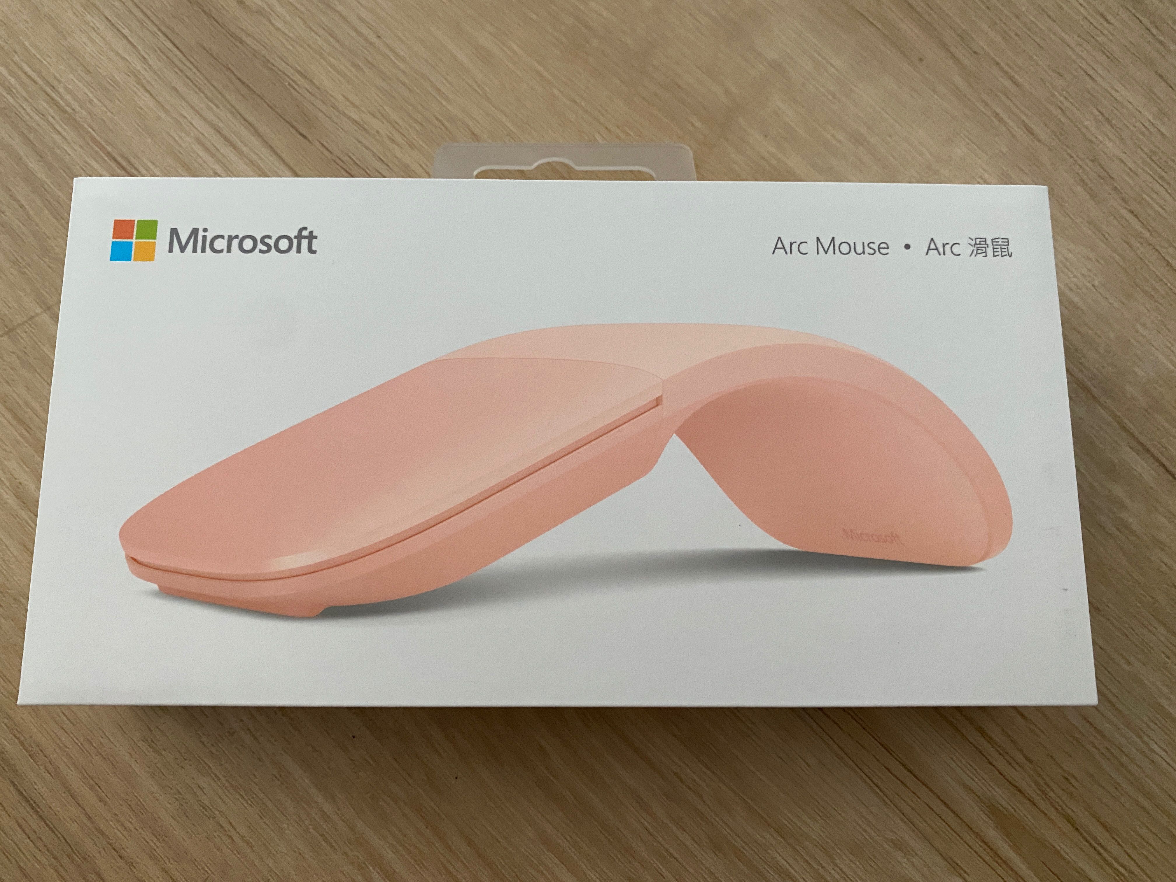 Microsoft Arc Mouse pink, Computers & Tech, Parts & Accessories, Mouse ...
