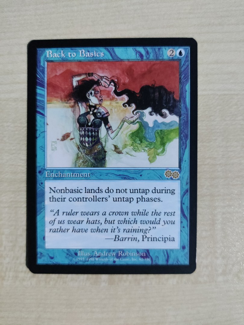 MTG Back to Basics Urza Saga NM-, Hobbies & Toys, Toys & Games on Carousell