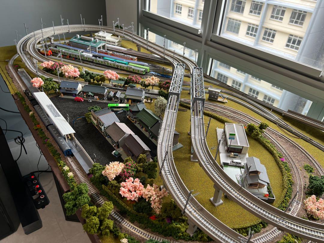 N Scale Model train layout Tomix Kato model railway, Hobbies & Toys ...