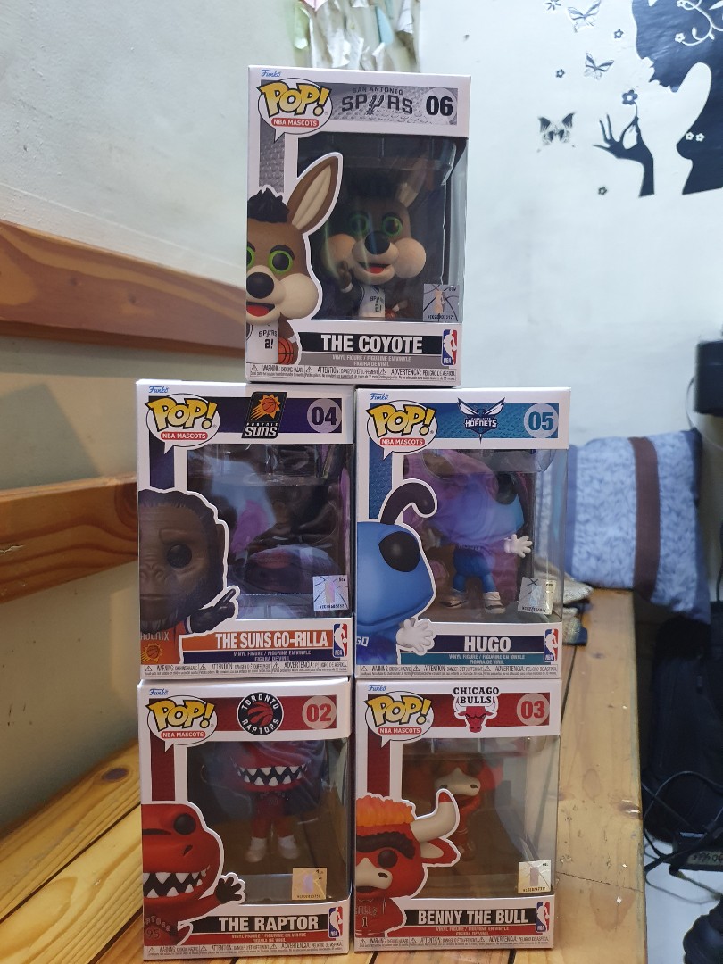 nba mascots funko pop, Hobbies & Toys, Toys & Games on Carousell