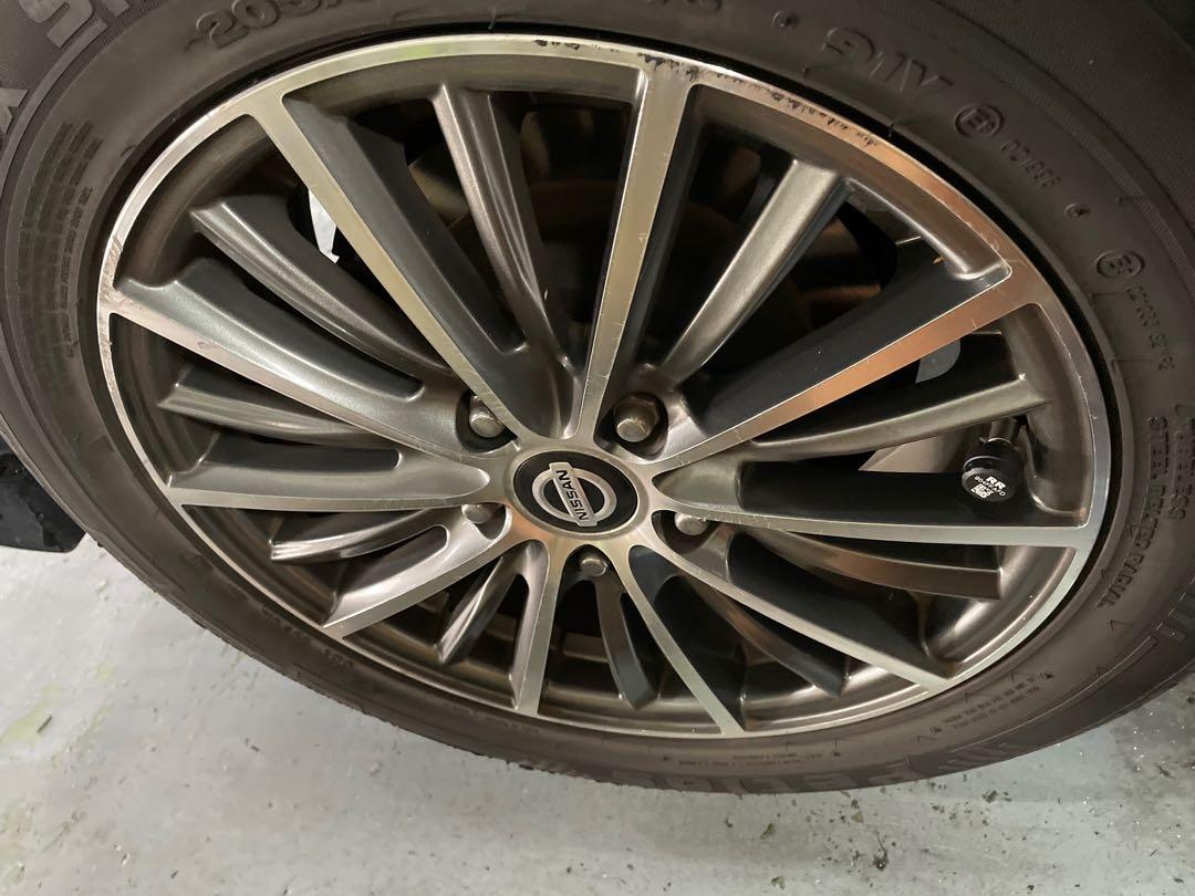 Nissan Sylphy Original Rims with Tyres, Car Accessories, Tyres & Rims ...