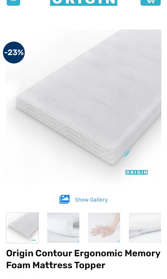 Origin mattress topper, Furniture & Home Living, Furniture, Bed Frames ...