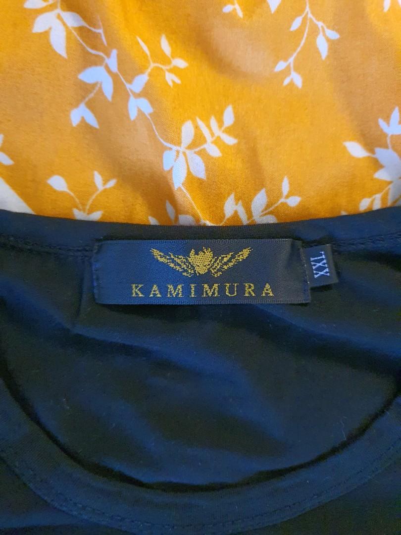 [AUTHENTIC]Original Kamimura, Japanese designer unique black T-shirt ...