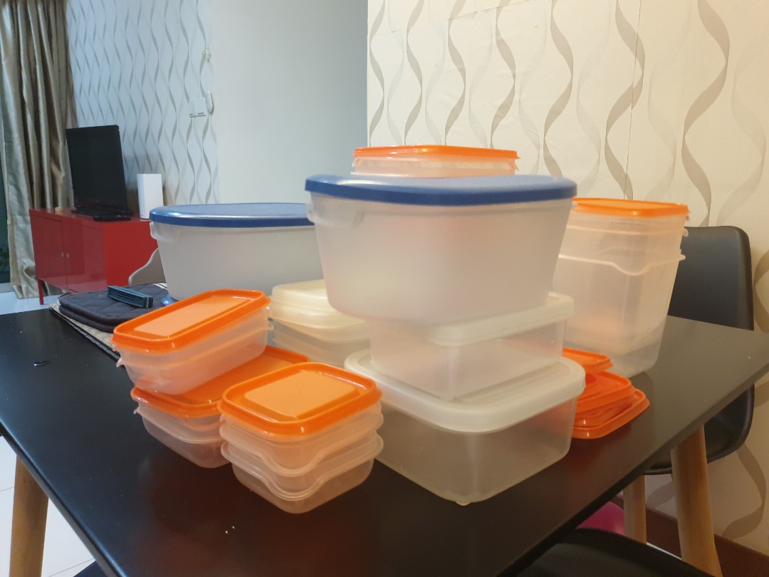 Plastic boxes/ containets for just $2, Furniture & Home Living ...