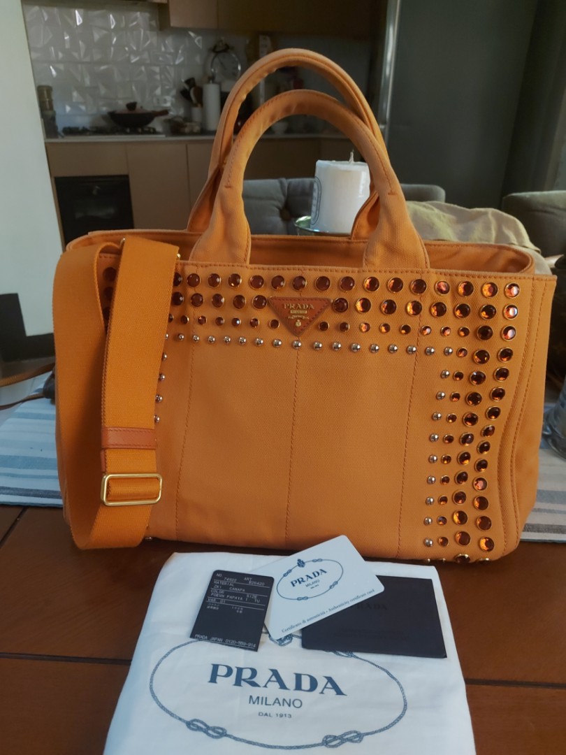 Prada canappa, Luxury, Bags & Wallets on Carousell
