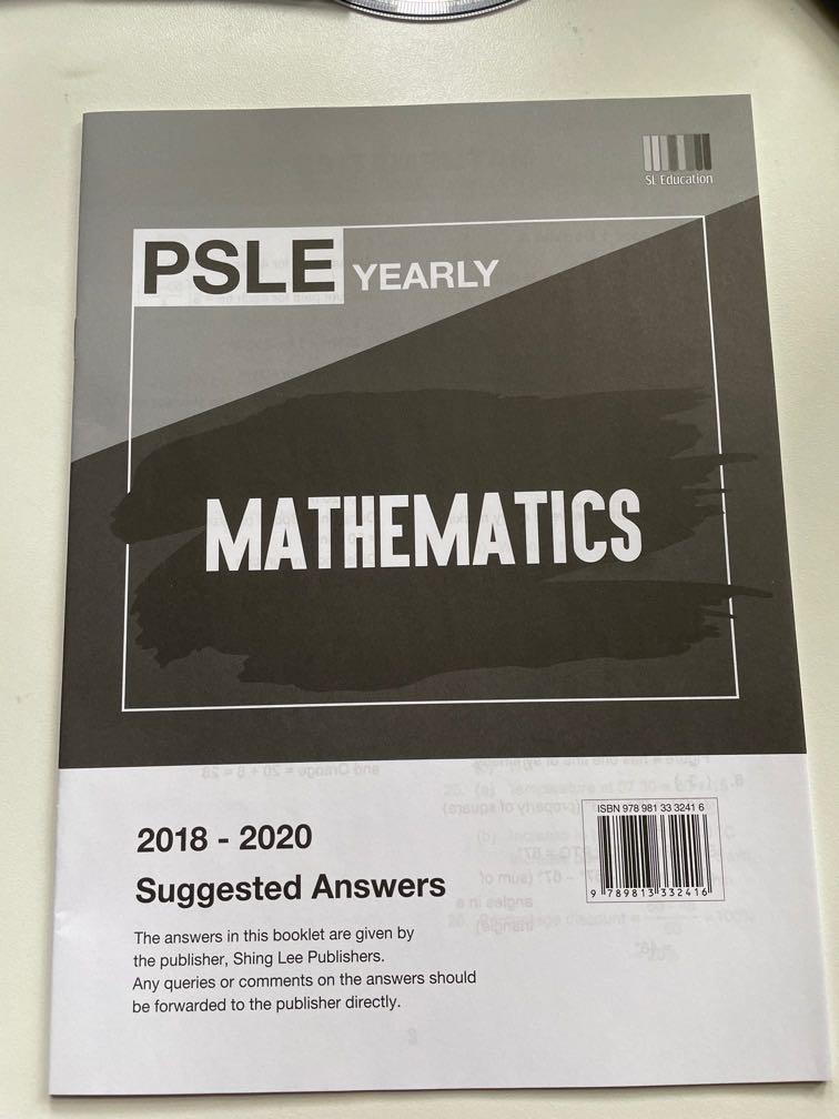 PSLE past year paper 2018-2020, Hobbies & Toys, Books & Magazines ...