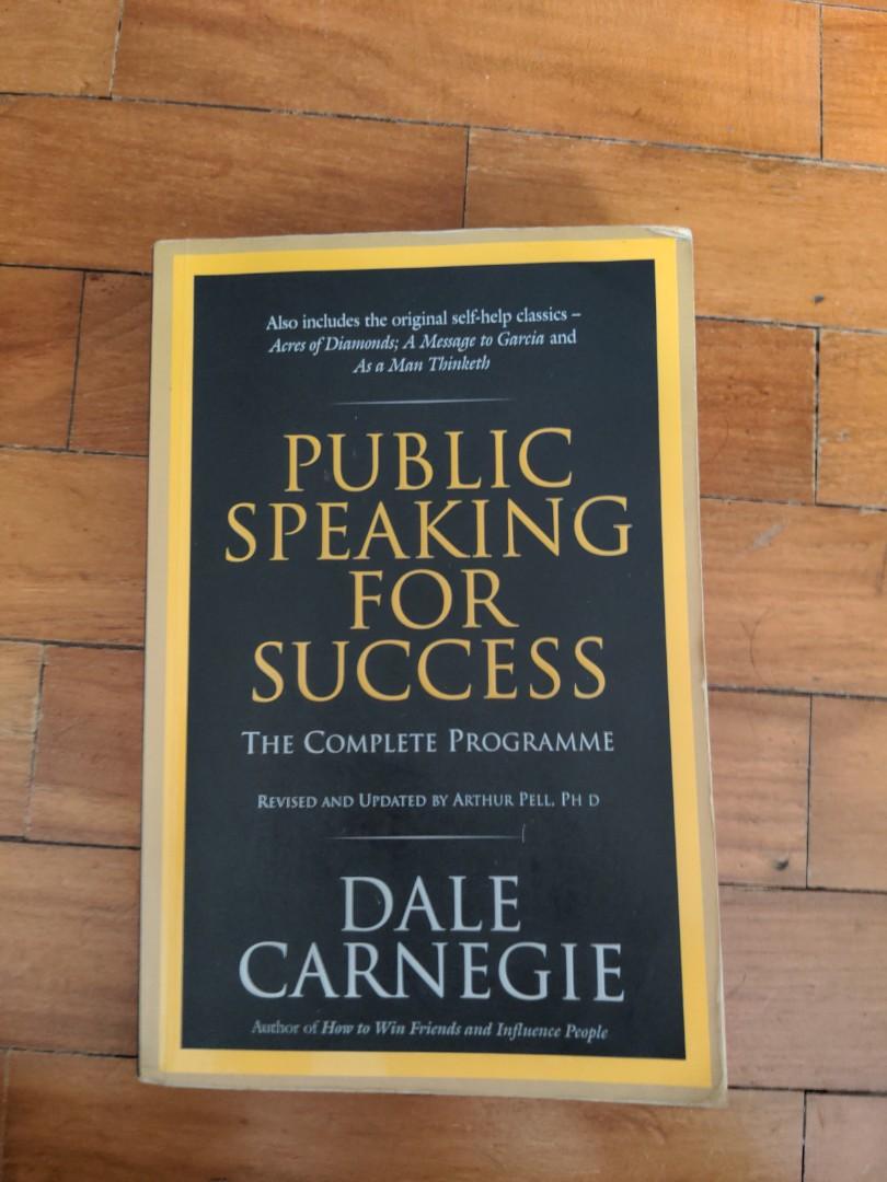 Public Speaking for Success - Dale Carnegie, Everything Else on Carousell