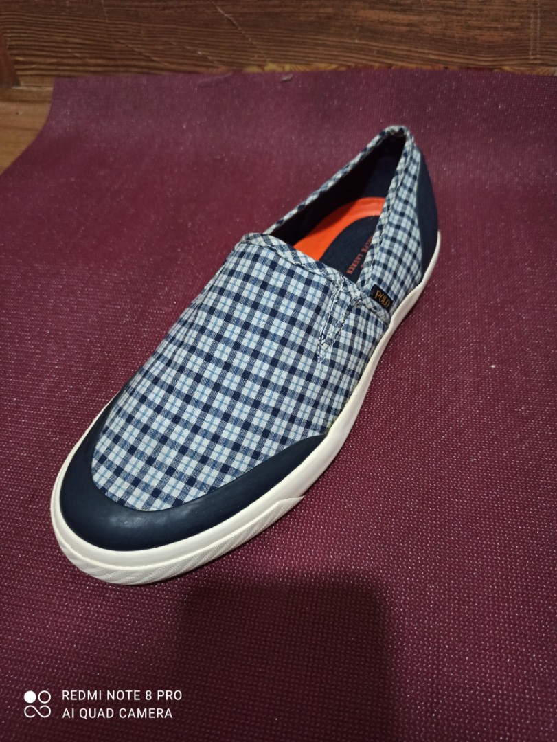RL slip on, Men's Fashion, Footwear, Sneakers on Carousell