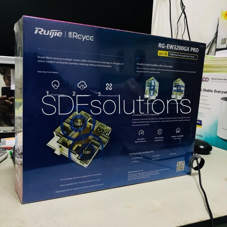 Ruijie Reyee RG-EW3200GX PRO 3200M Wi-Fi 6 Dual-band Gigabit Mesh ...
