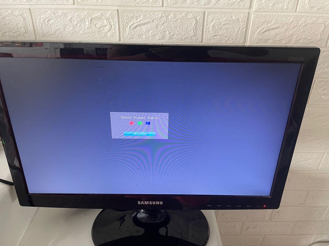 Samsung Monitor used 20 inch, Computers & Tech, Parts & Accessories ...