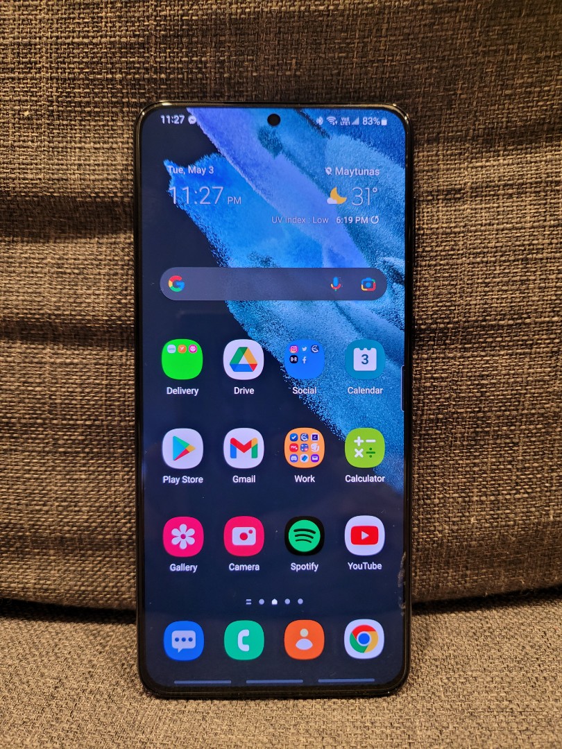 Samsung S21+ Plus 5G 128Gb Snapdragon 888 Phantom Black Factory ...