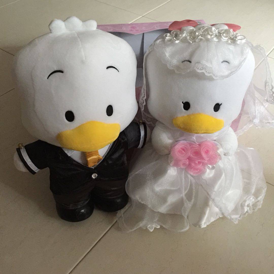 Sanrio Didi Duck Wedding Plush Set, Hobbies & Toys, Toys & Games on ...