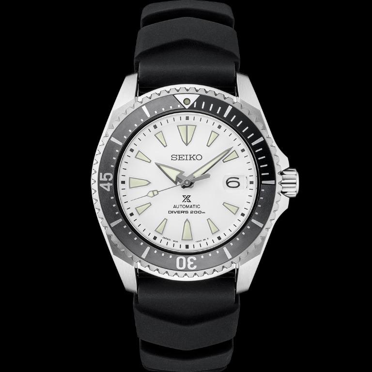 Seiko Prospex Shogun Titanium White Dial Diver Automatic Watch SPB191 ...
