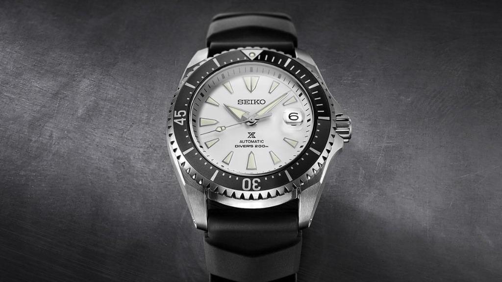 Seiko Prospex Shogun Titanium White Dial Diver Automatic Watch SPB191 ...