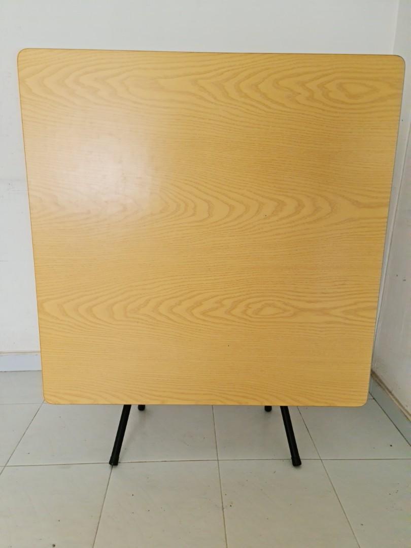 Simple folding table only, Furniture & Home Living, Furniture, Tables ...